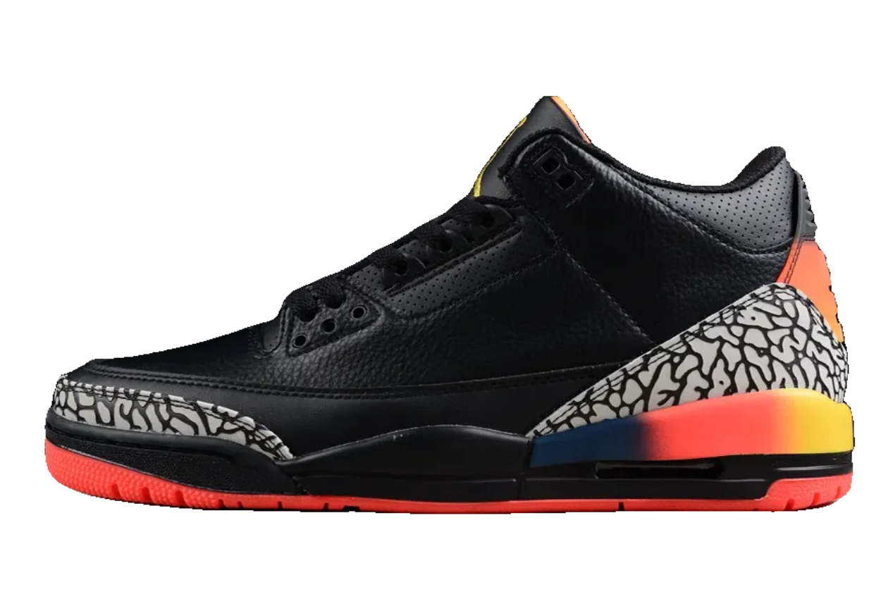 Air Jordan 3 "Black Rainbow" - The Foot Planet