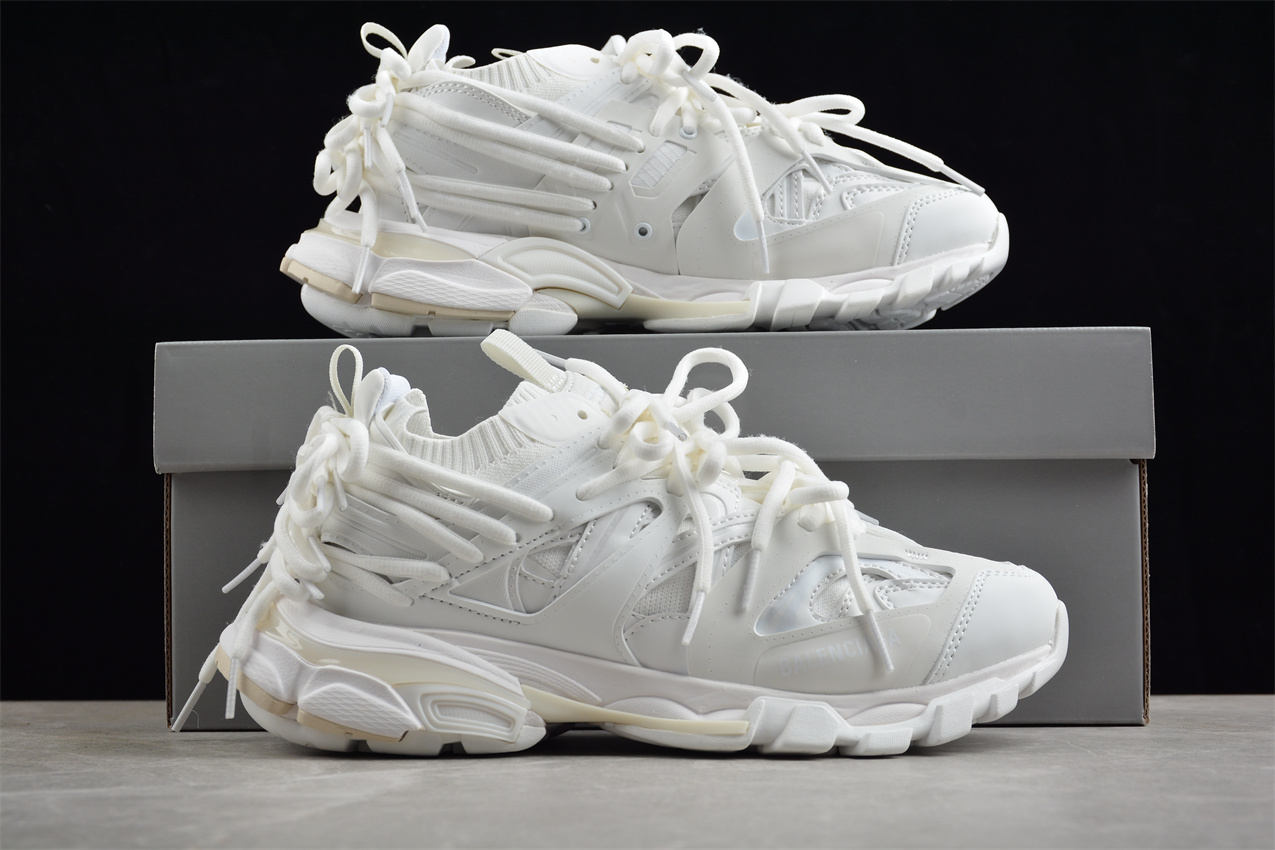 Balenciaga Track "Full White" - The Foot Planet